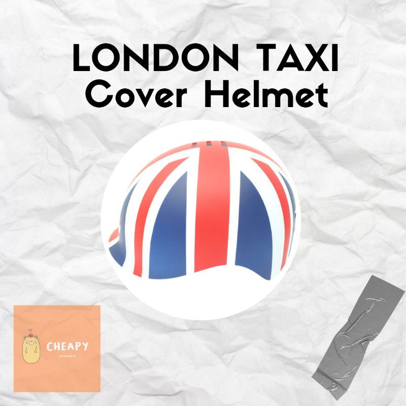 Jual London Taxi Cover Helmet Adult Helm Sepeda Dewasa J-Met (Cover ...