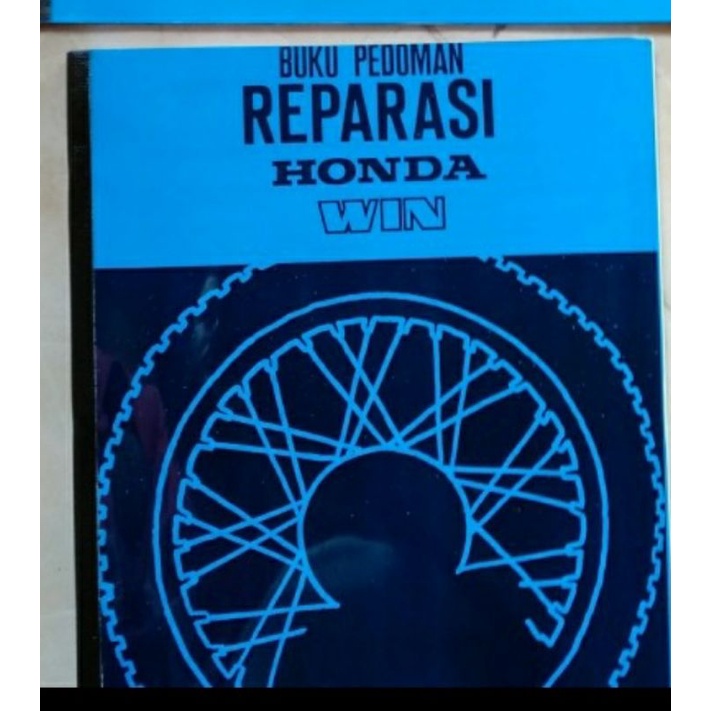 Jual buku panduan reparasi pedoman katalog restorasi Honda win 1985 ...