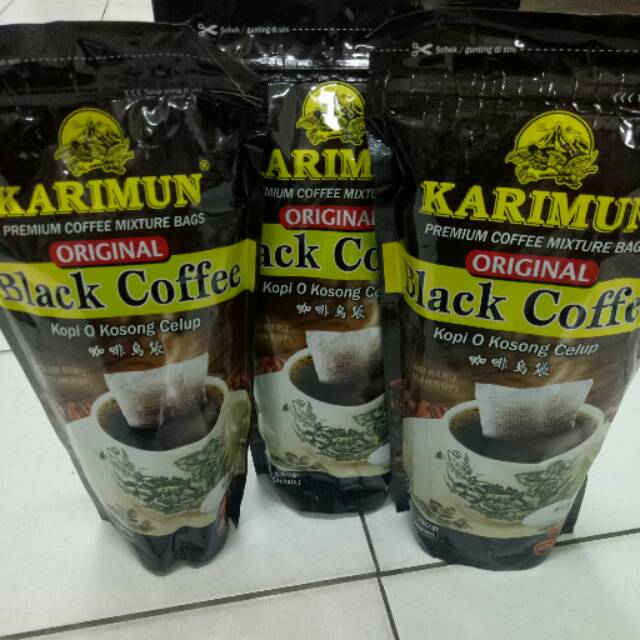 Jual Karimun kopi/original black coffee/kopi kosong celup | Shopee ...