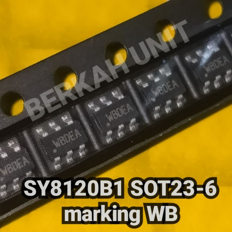 Jual IC WB7VD WBDEA WB8AG alias SY8120B1 SOT23-6 marking WB | Shopee Indonesia