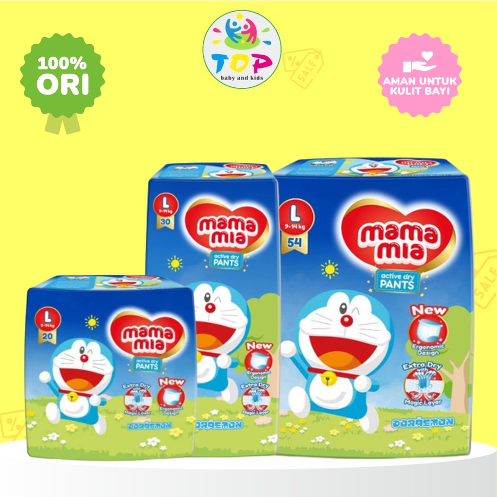 Jual ~TOP~ MAMA MIA PANTS UKURAN L 8 / 20 / 30 / 54 (PILIH VARIAN DI ...