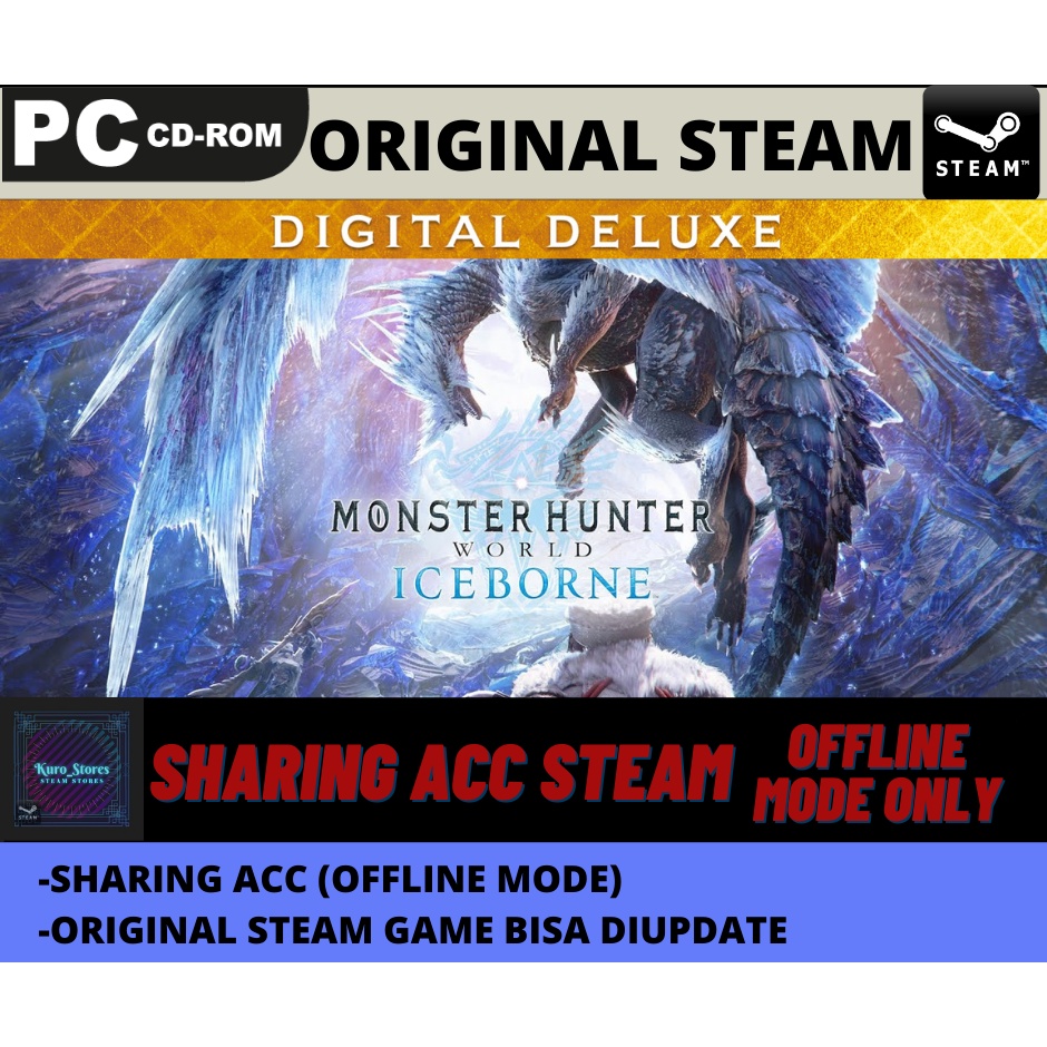 Jual Monster Hunter World: Iceborne Master Edition Digital Deluxe PC Game Sharing Original ...