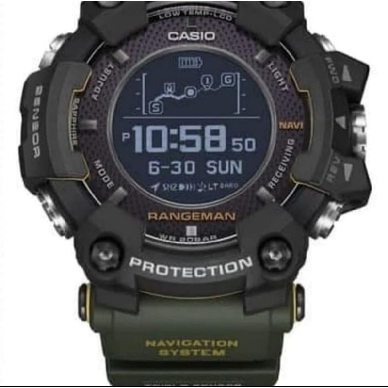 Jual Jam Tangan Pria Merek Casio GShock B1000 Black Carbon 5.0cm Ori BM ...
