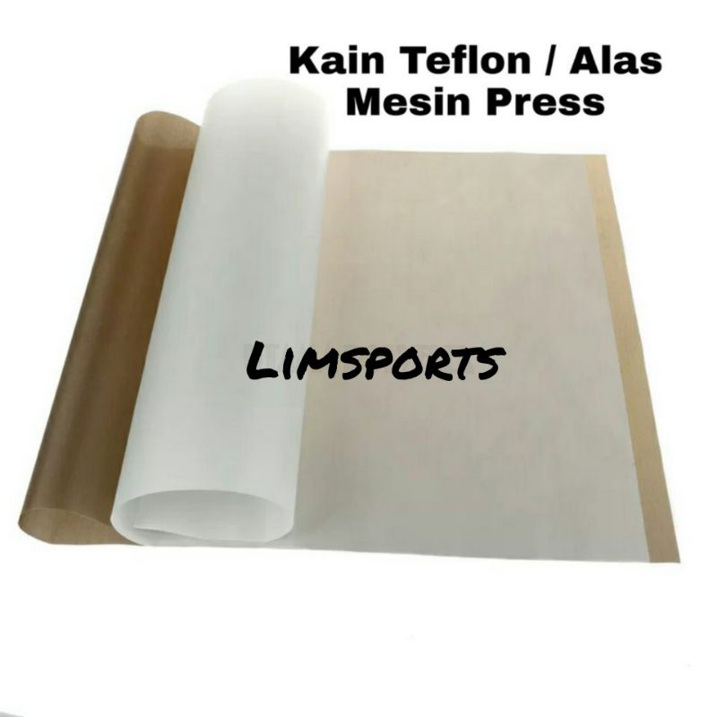 Jual Teflon Sheet / Kain Telfon Anti Panas Serbaguna / Alas Mesin Press / free packing ...