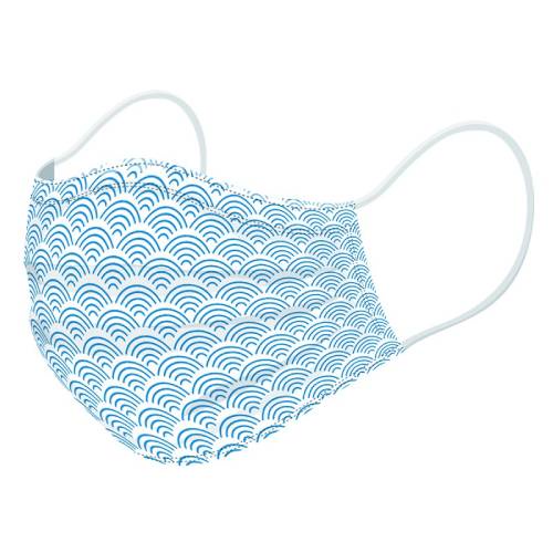 Jual Softies Surgical Mask Japanese Wave Biru 2 x 5s | Shopee Indonesia