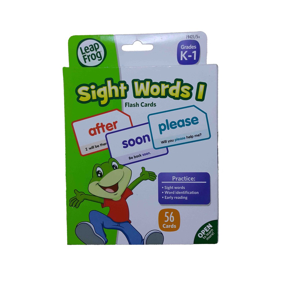 Jual LeapFrog Sight Words I Flash Cards for Grades K-1 | Shopee Indonesia
