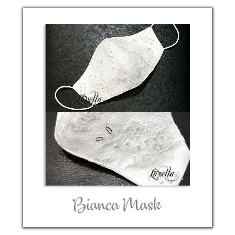 Jual Bianca Mask ( Masker Fashion Cantik Premium / Masker Pesta ...