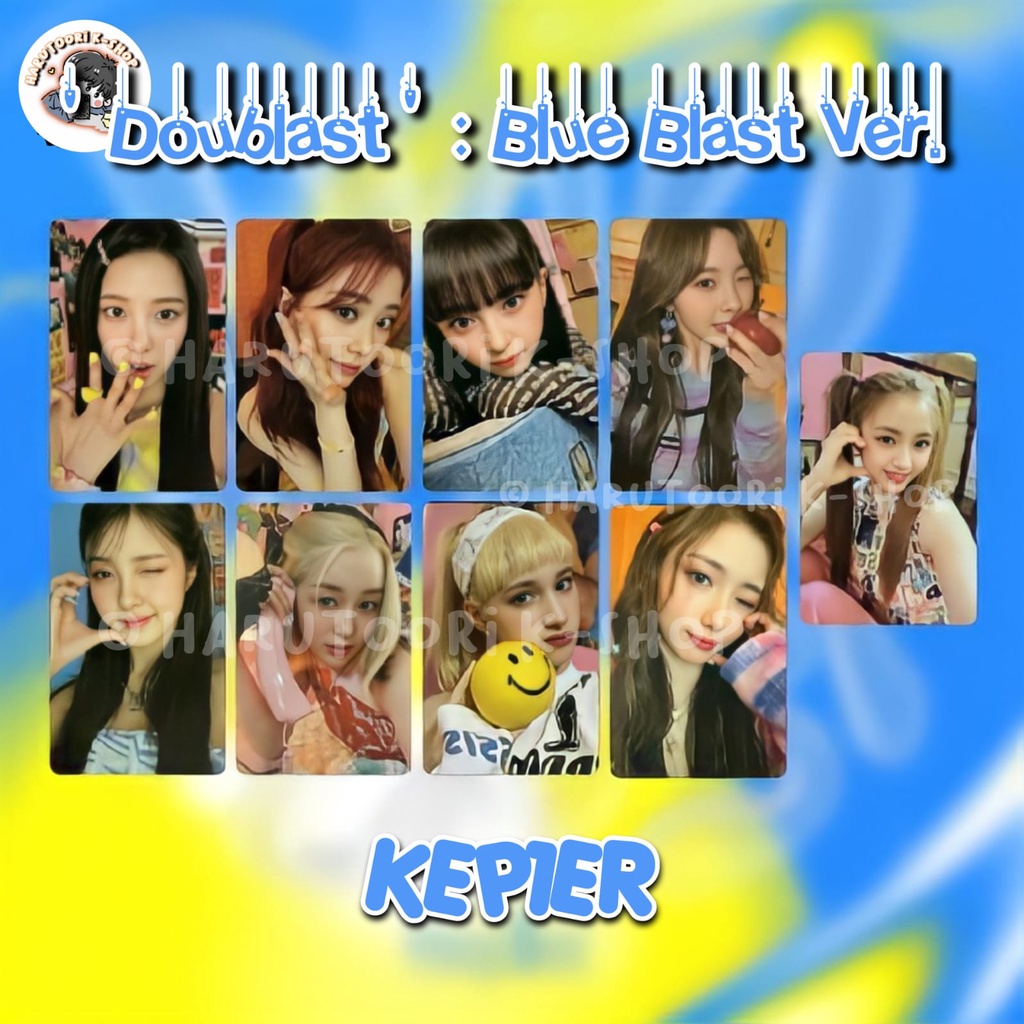 Jual [ KEP1ER ] PHOTOCARD DOUBLAST : BLUE BLAST VER. SET UNOFFICIAL ( PROMO ON DESCRIPTION ...