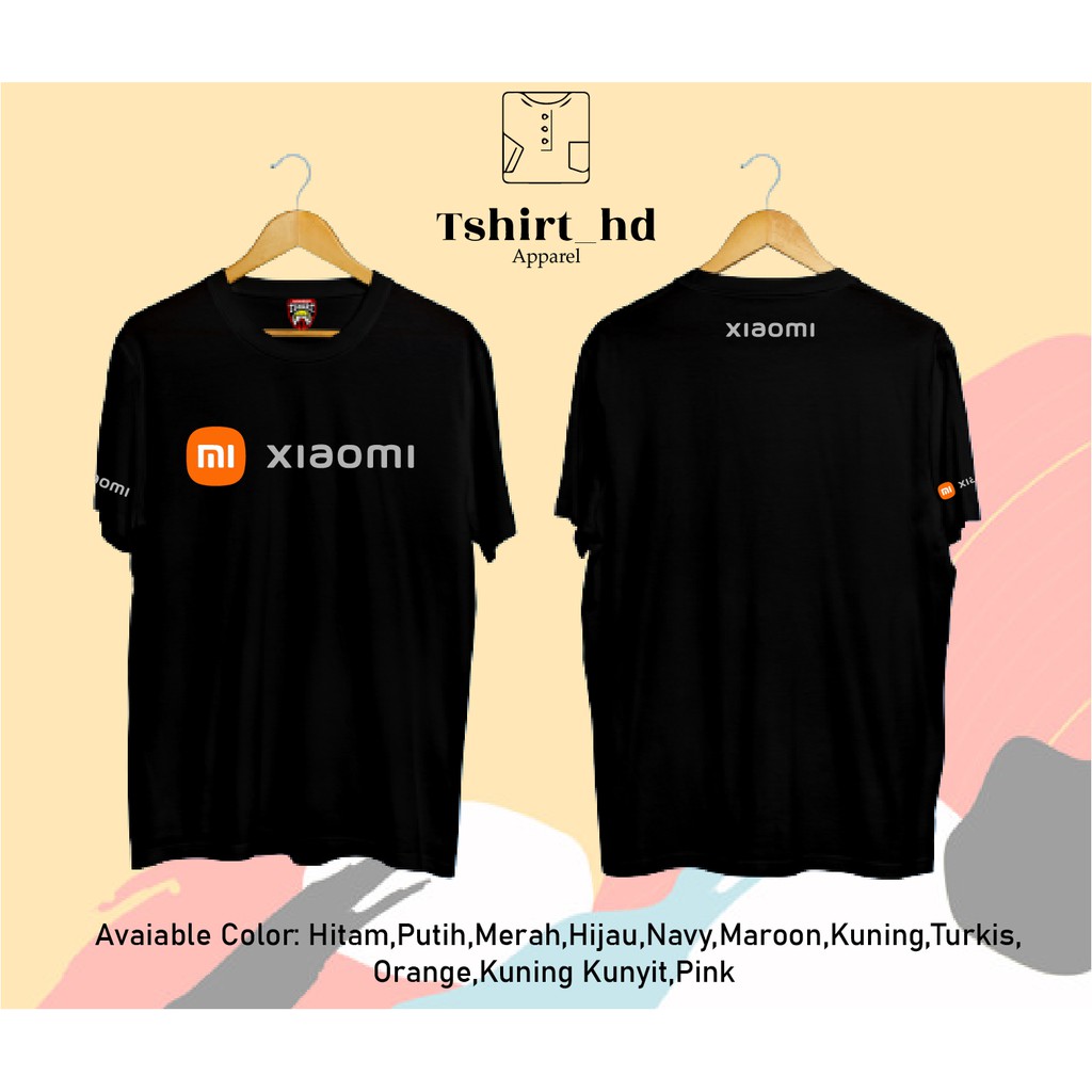 Jual Baju Kaos New Logo Xiaomi Cocok Untuk Counter Kualitas Terbaik ...