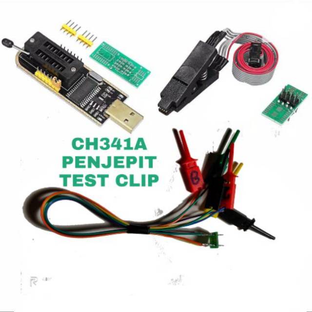 Jual Alat Flash CH341A Test Clip dan penjepit | Shopee Indonesia