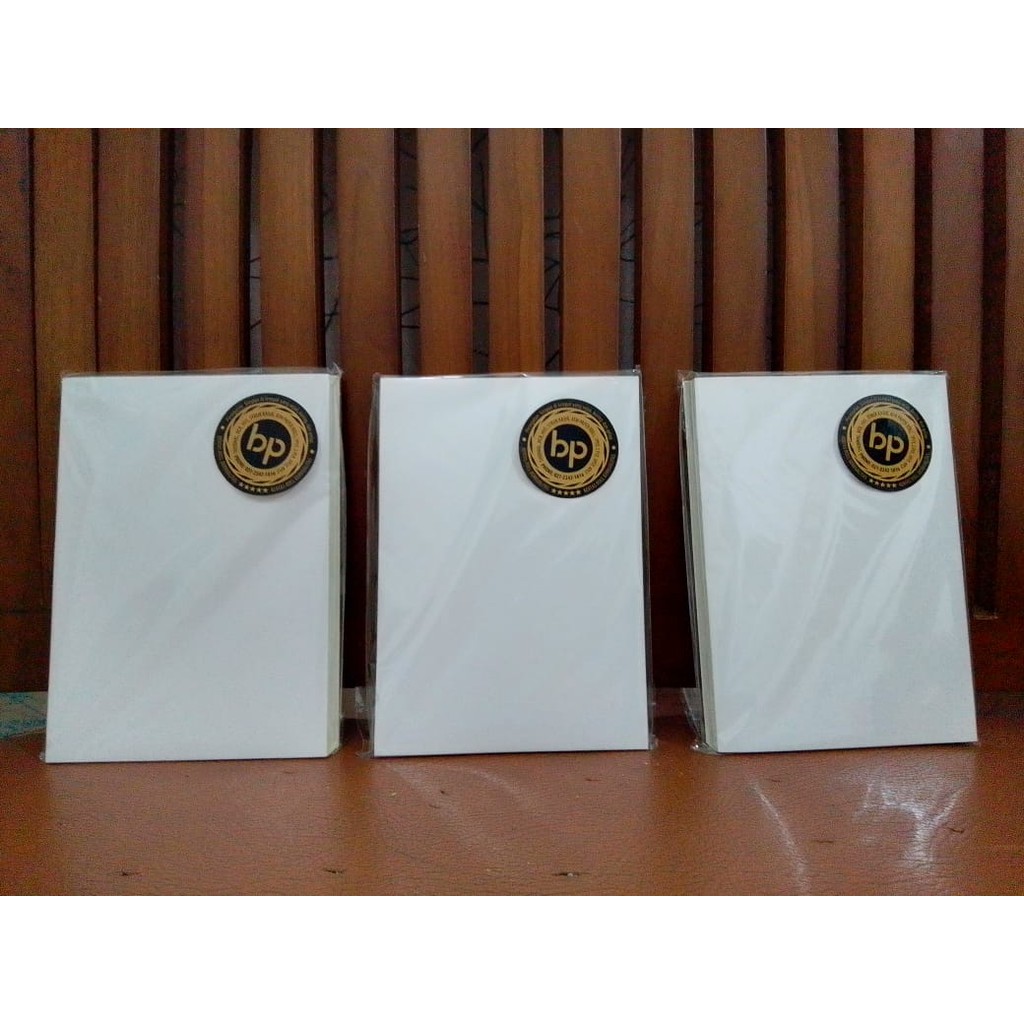 Jual KERTAS STIKER A6 BISA UNTUK TULIS PRINT HVS DOFT PUTIH POLOS ...