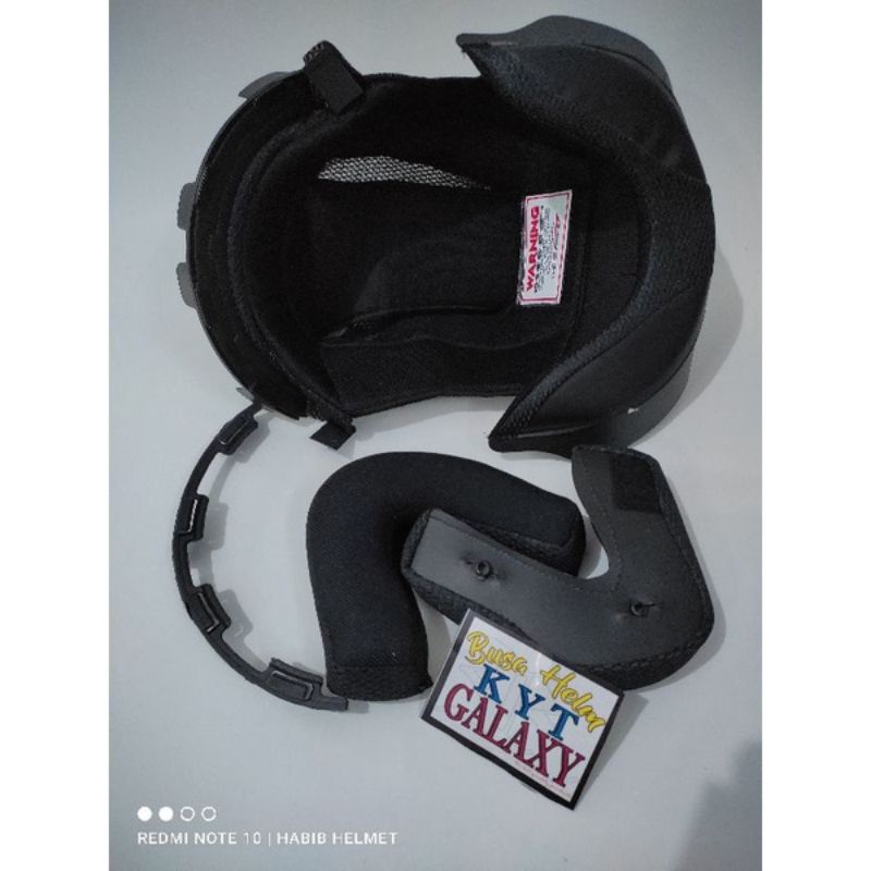 Jual Busa helm kyt galaxy slide PNP ink T-1 / full set kancing plastik ...