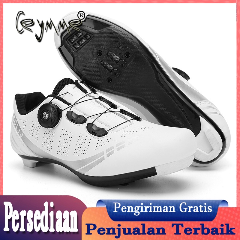 Jual 【Tersedia COD】2025 Sepatu Sepeda Cleat Road Bike Shoes Sepatu ...