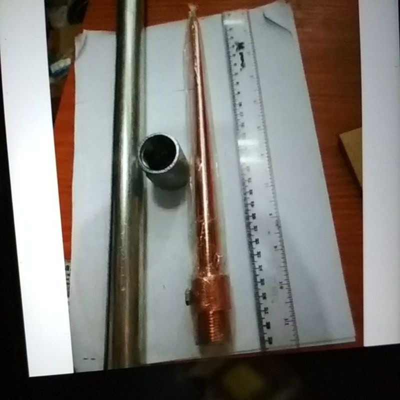 Jual TOMBAK SPLITZEN ANTI PENANGKAL PETIR 30CM + PIPA + KONEKTOR ...