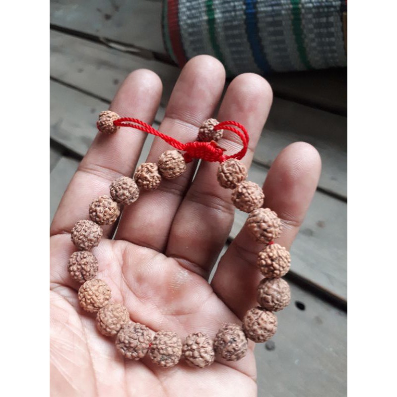 Jual gelang biji rudraksha biji genitri biji jenitri | Shopee Indonesia