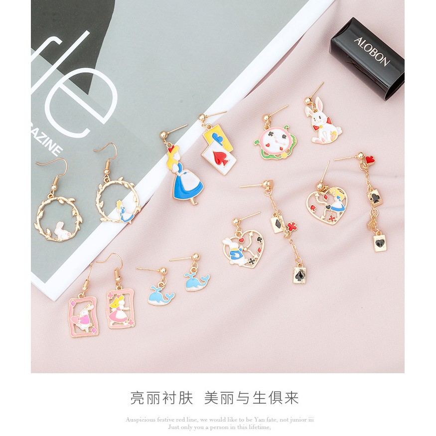 Jual Anting Lucu Alice in Wonderland | Shopee Indonesia