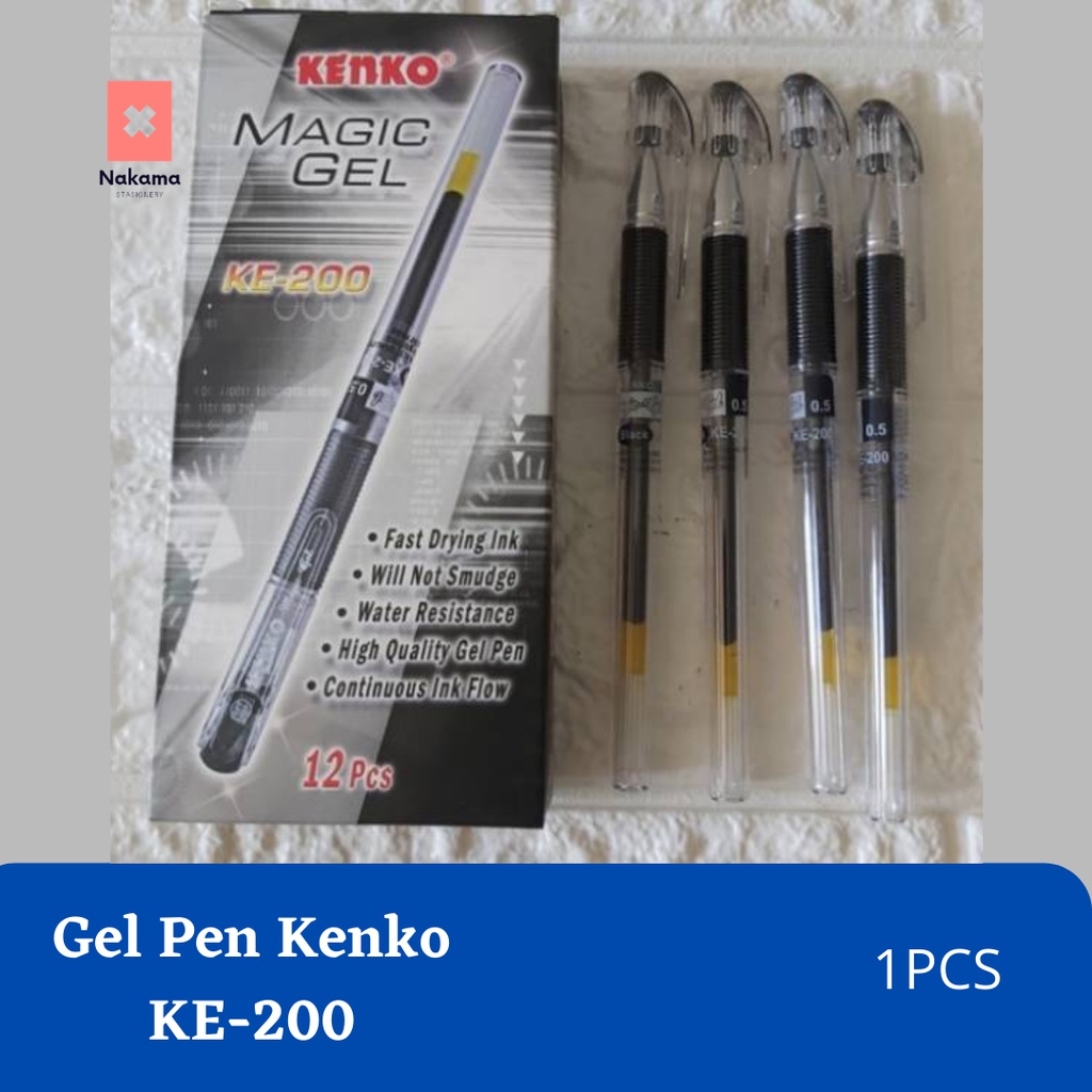 Jual Pulpen Kenko Magic Gel KE-200 Gel Pen Kenko | Shopee Indonesia