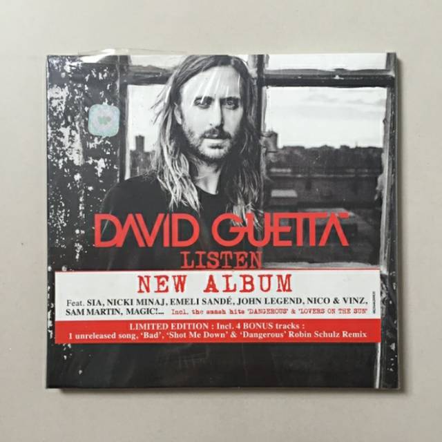 Jual Album CD David Guetta - Listen (ORI/BARU/SEGEL) | Shopee Indonesia