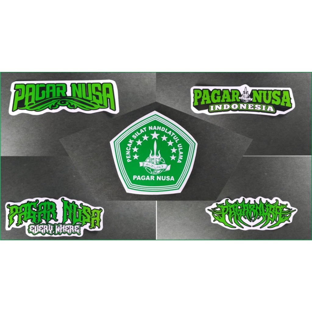 Jual STIKER PAGAR NUSA VINYL BISA TEMPEL HELM MOTOR LAPTOP HP KULKAS ...