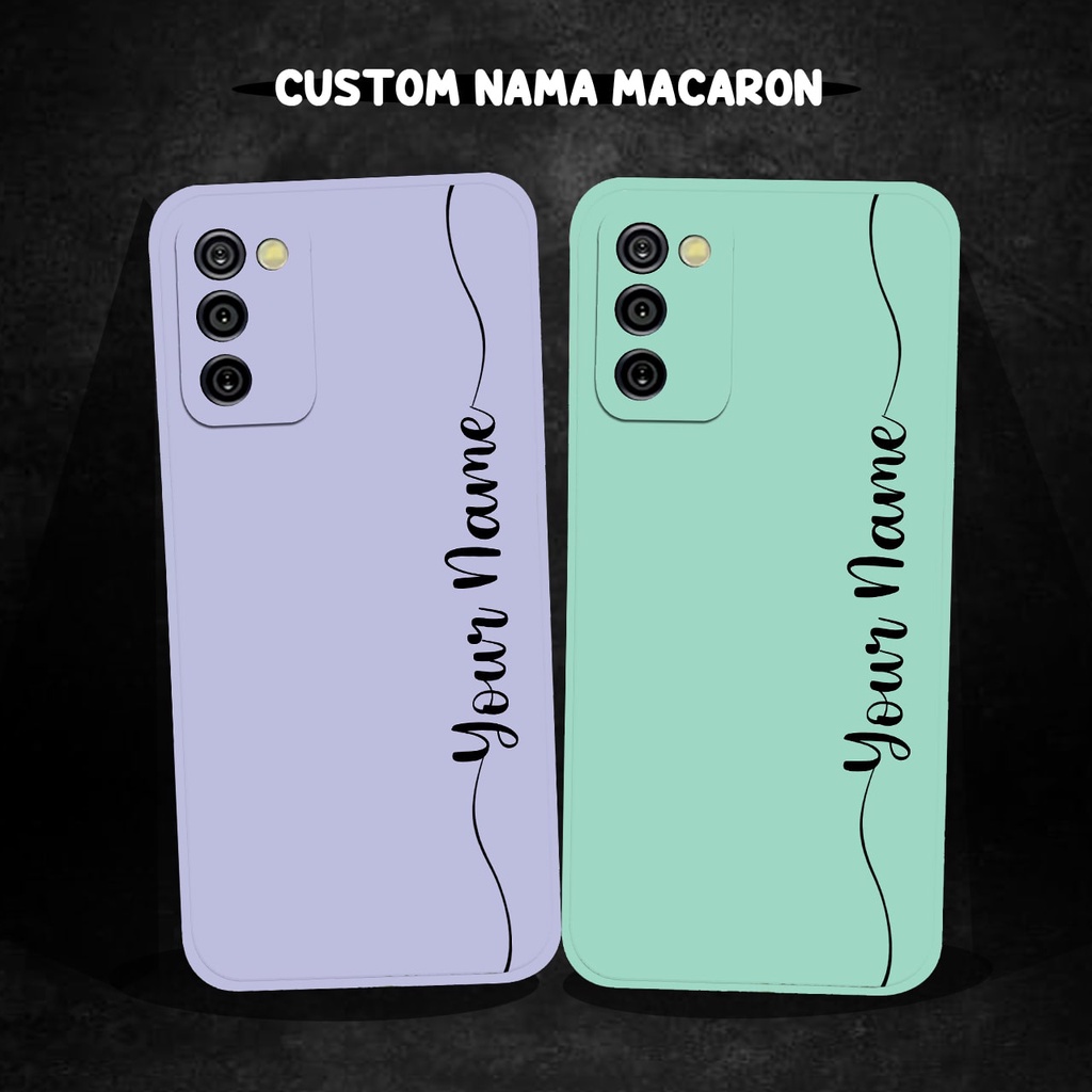 Jual Softcase Custom Nama Macaron For All type Hp Bebas Request nama ...