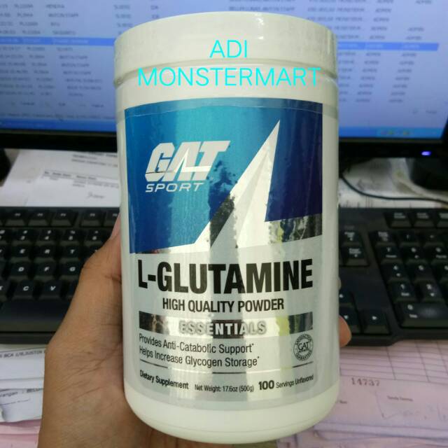 Jual GAT L-GLUTAMINE 500 Gram - Glutamine GAT | Shopee Indonesia