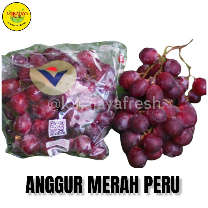 Jual Anggur Merah Peru 1 kg [ Pengiriman Sameday dan instant ] | Shopee ...