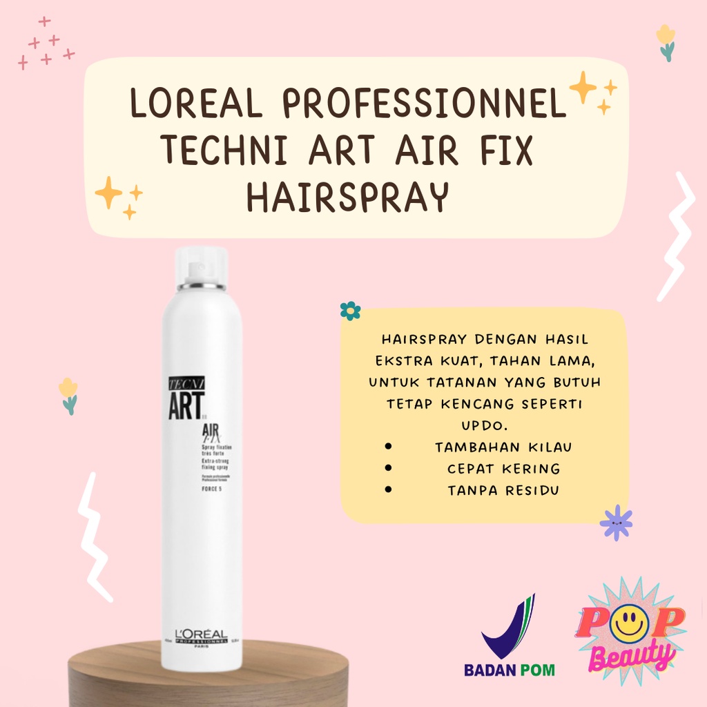 Jual Loreal Tecni Art Air Fix Hairspray 400 Ml Loreal Professionnel