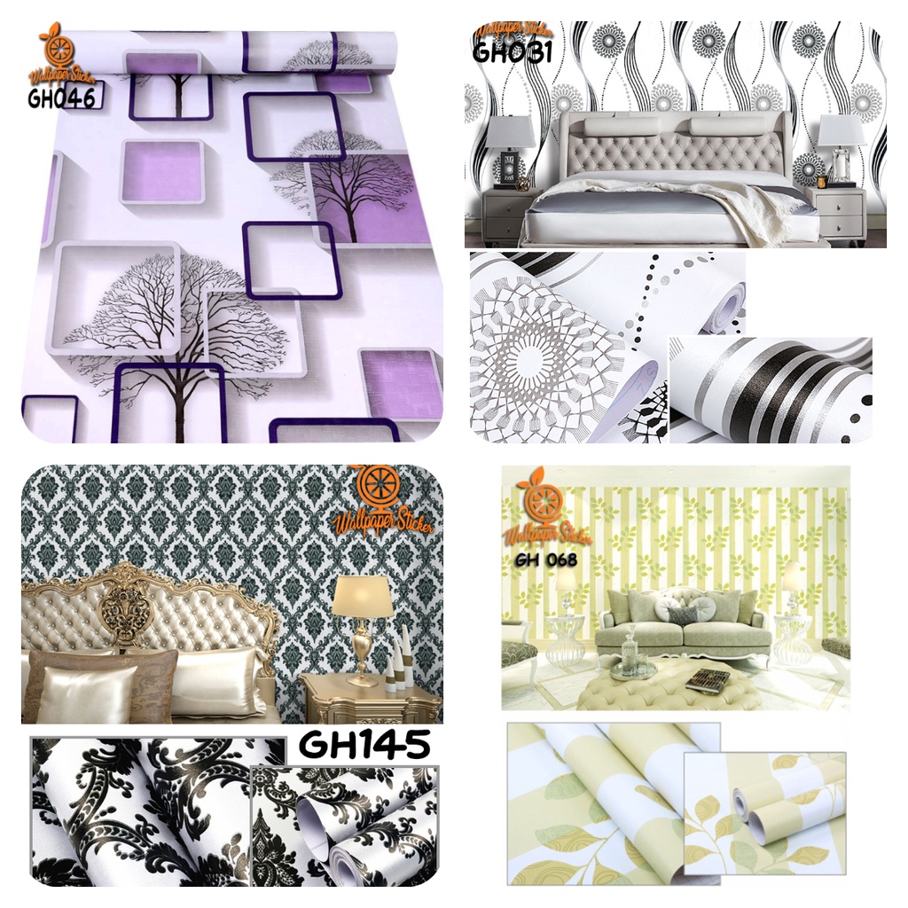 Jual Wallpaper Dinding All Motif Wallpaper Ruangan Waterproof Quality ...