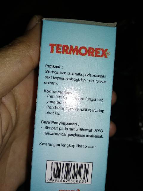 Jual Termorex Paracetamol | Shopee Indonesia
