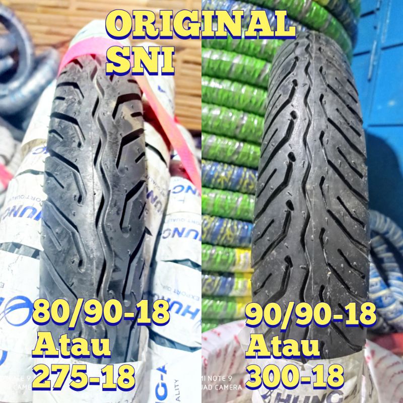 Jual ban motor 80/90-18 atau 275-18 dan 90/90-18 atau 300-18 ban ring ...