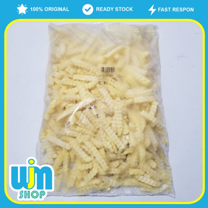 Jual Neutral Kentang Goreng Beku Crinkle Cut 2,5Kg | Shopee Indonesia