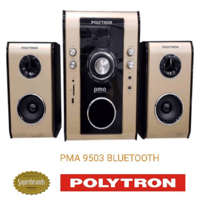 Jual SPEAKER MULTIMEDIA POLYTRON PMA 9503 BLUETOOTH | Shopee Indonesia
