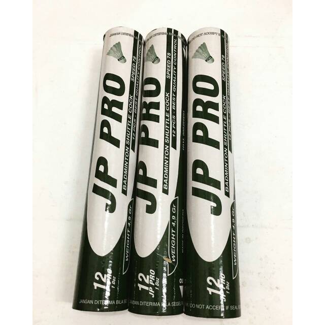 Jual JP PRO KOK BADMINTON SHUTTLECOCK JP PRO PRODUK INDONESIA | Shopee ...