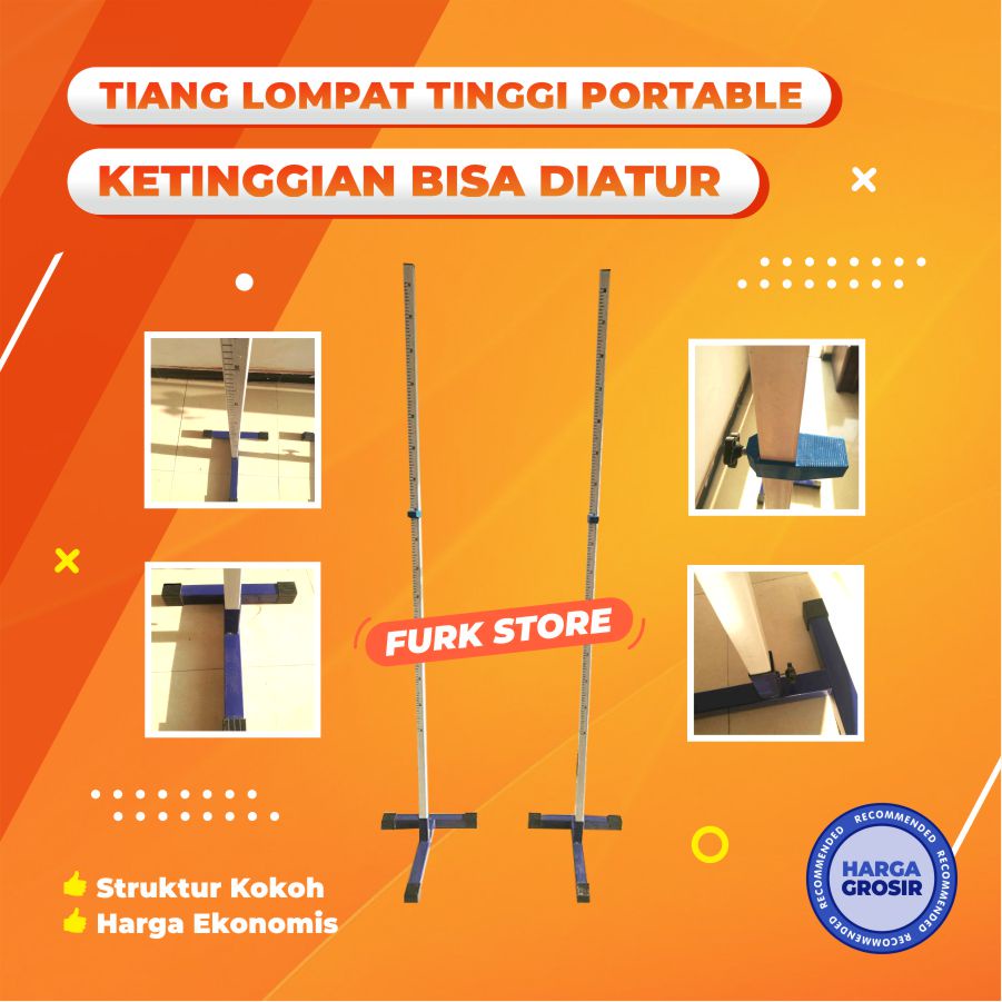 Jual Tiang Lompat Tinggi Portable, Alat Olahraga Lompat Tinggi, Mistar ...