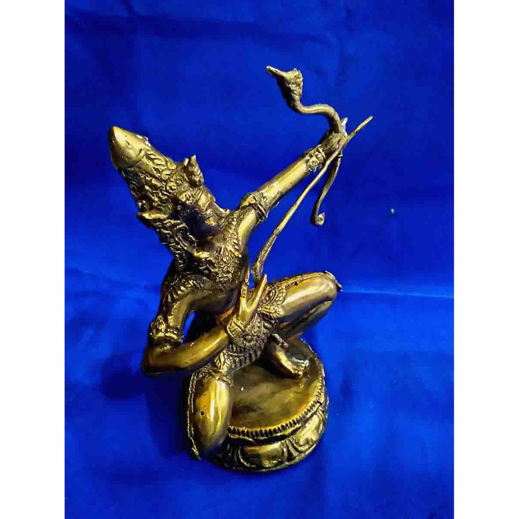 Jual Patung Miniatur Tokoh Wayang Arjuna Bahan Kuningan | Shopee Indonesia