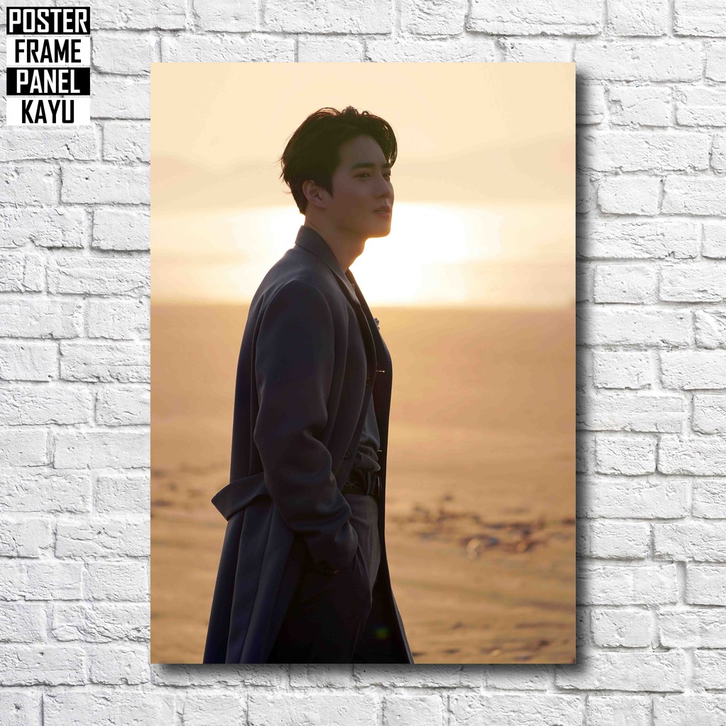 Jual Poster EXO Suho Self Portait Frame Kayu Solid A4 SHO011 | Shopee Indonesia