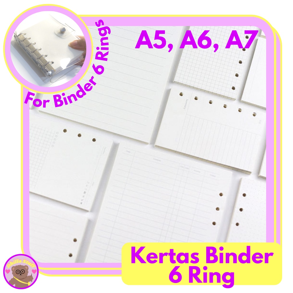 Jual Loose Leaf 6 Ring Binder Paper | Shopee Indonesia