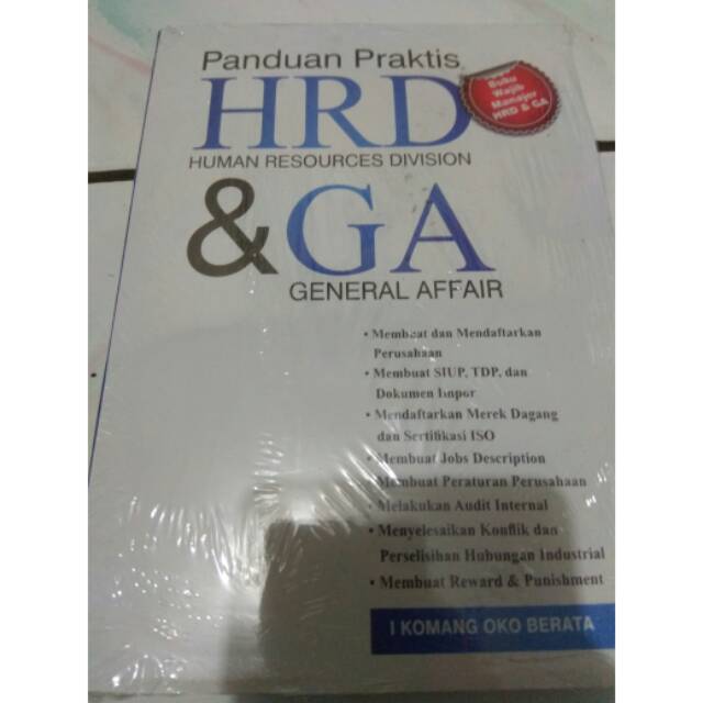 Jual Panduan praktis HRD & GA | Shopee Indonesia Jual Panduan praktis HRD & GA | Shopee Indonesia