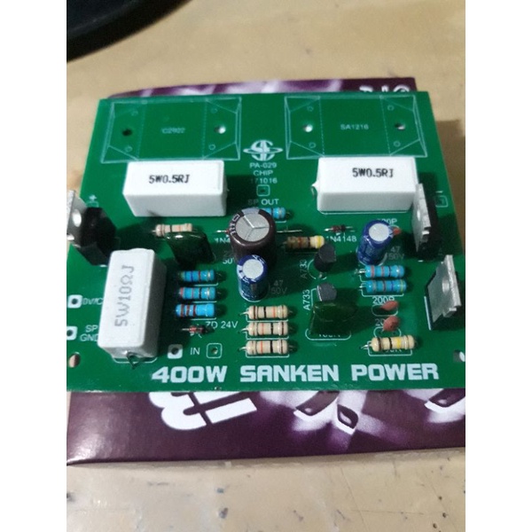 Jual Kit Power Amplifier Sanken 400W Mono 029 | Shopee Indonesia