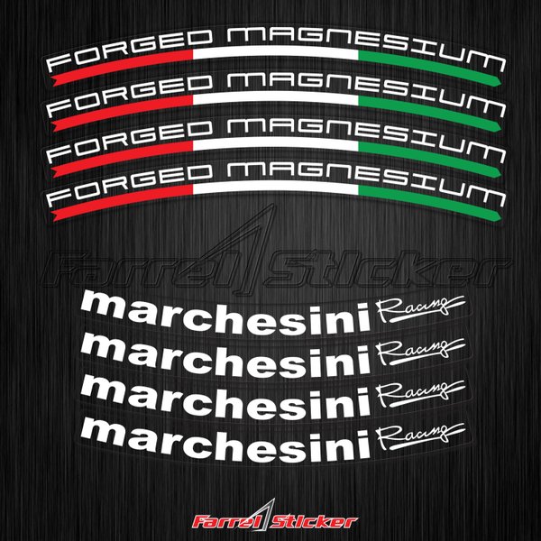 Jual stiker velg sticker marchesini putih ring 17 | Shopee Indonesia