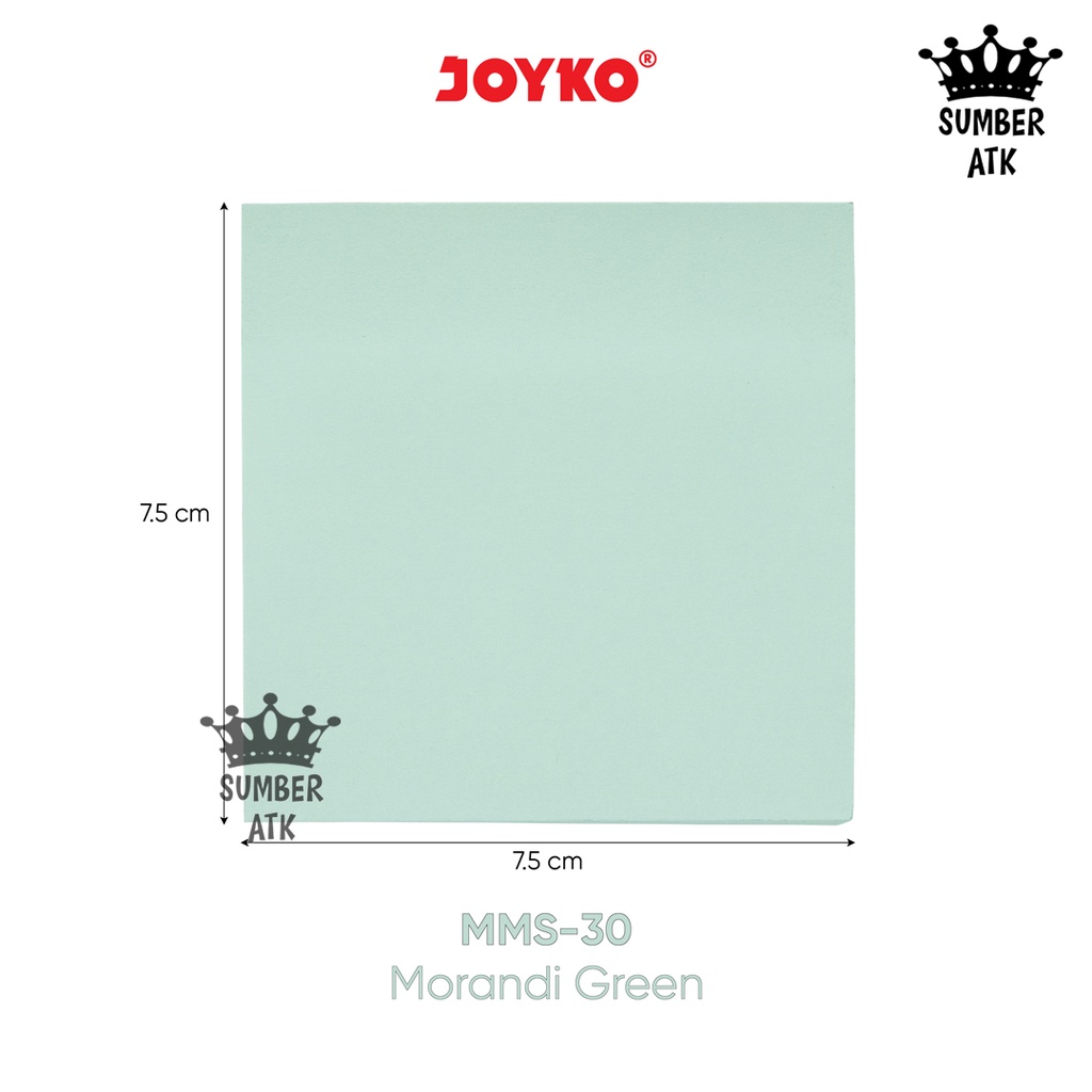 Jual Memo Stick Sticky Note Kertas Memo Tempel Joyko MMS-30 Morandi ...