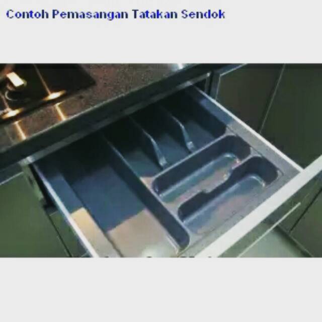 Jual RAK SENDOK LACI UK :35 CM WARNA ABU | Shopee Indonesia