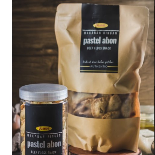 Jual Pastel Kering Abon Hampers Ramadhan Aesthetic Kemasan Standing ...