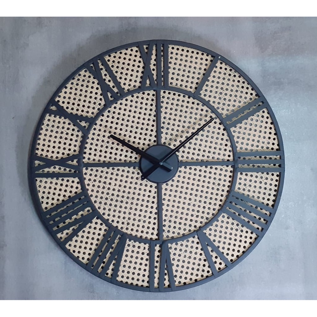 Jual Jam Dinding Besar Metal - Large Metal Wall Clock | Shopee Indonesia