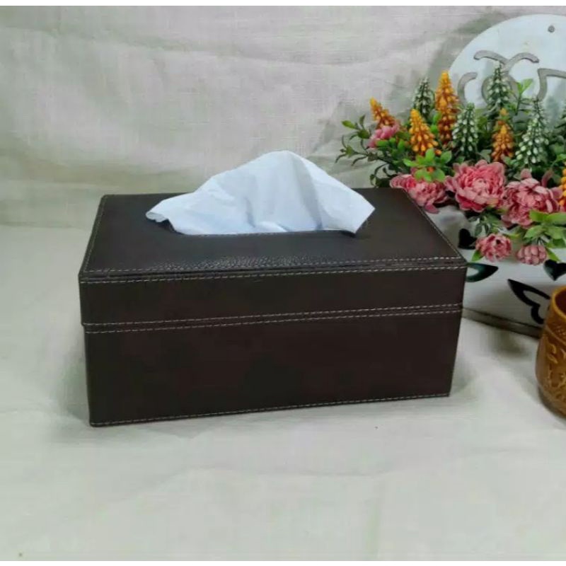 Jual Kotak Tissu Bok Tisu Tempat Tissu Mobil Box Tissue Bahan Kulit ...