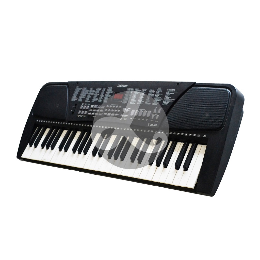 Jual Techno T-8100 Hitam Alat Musik Keyboard | Shopee Indonesia