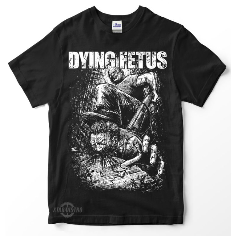 Jual kaos DYING FETUS curb stomp Premium Tshirt dying fetus kaos band ...