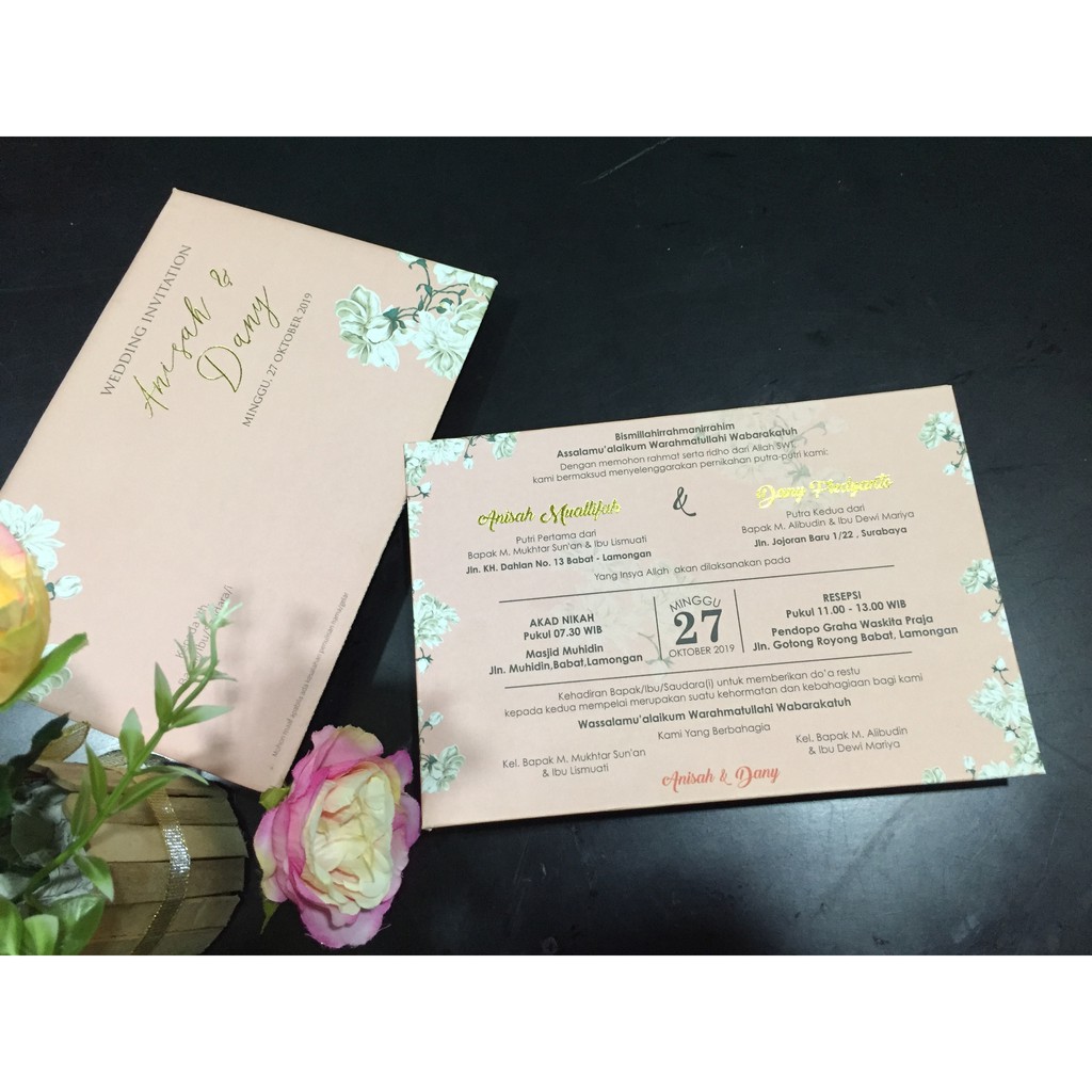 Jual Undangan Pernikahan Hard Cover Landscape | Shopee Indonesia