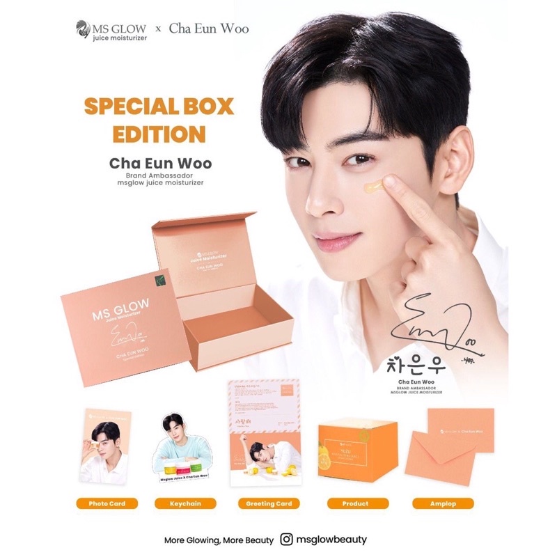 Jual MS GLOW JUICE BOX EDITION CHA EUN WO - LIMITED EDITION | Shopee ...