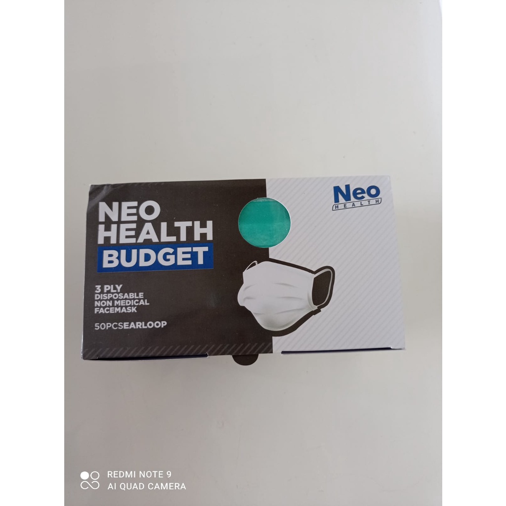 Jual MASKER NEO BUDGET 3PLY isi 50 pcs | Shopee Indonesia